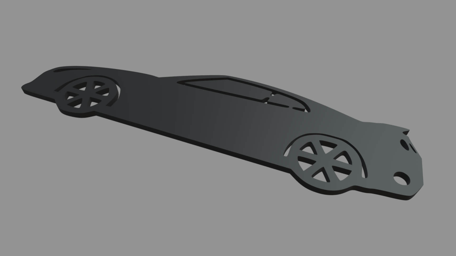 Nissan GTR Key Ring - 3D Print Model by ViperJr3D