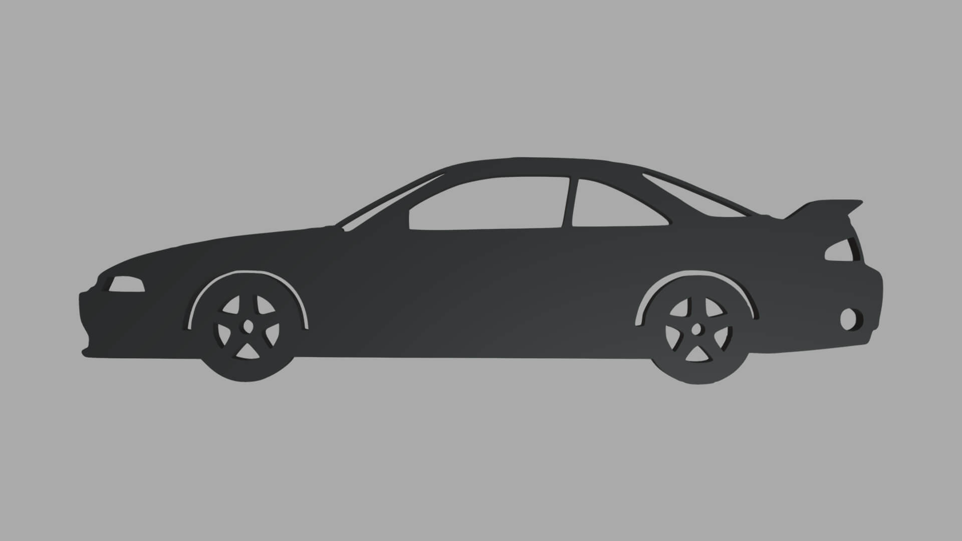 Nissan Silvia S14 Veilside Coupe 1995 Key Ring - 3D Print Model by ...