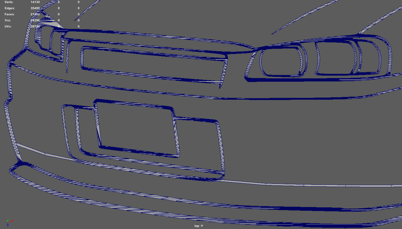 Nissan Skyline GTR R34 Wall Silhouette - 3D Model by ViperJr3D