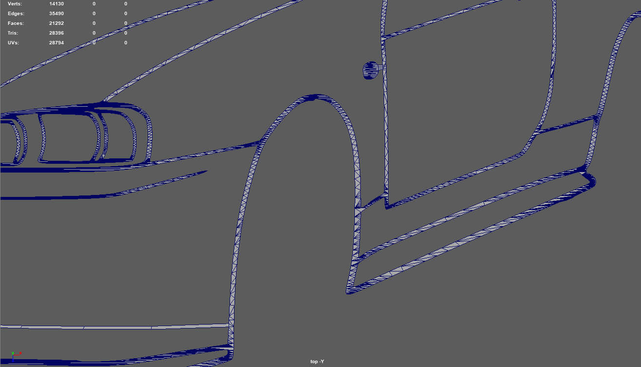 Nissan Skyline GTR R34 Wall Silhouette - 3D Model by ViperJr3D