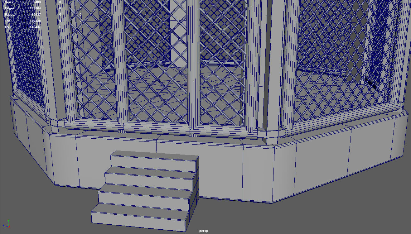 Octagon MMA Cage - 3D Model by ViperJr3D