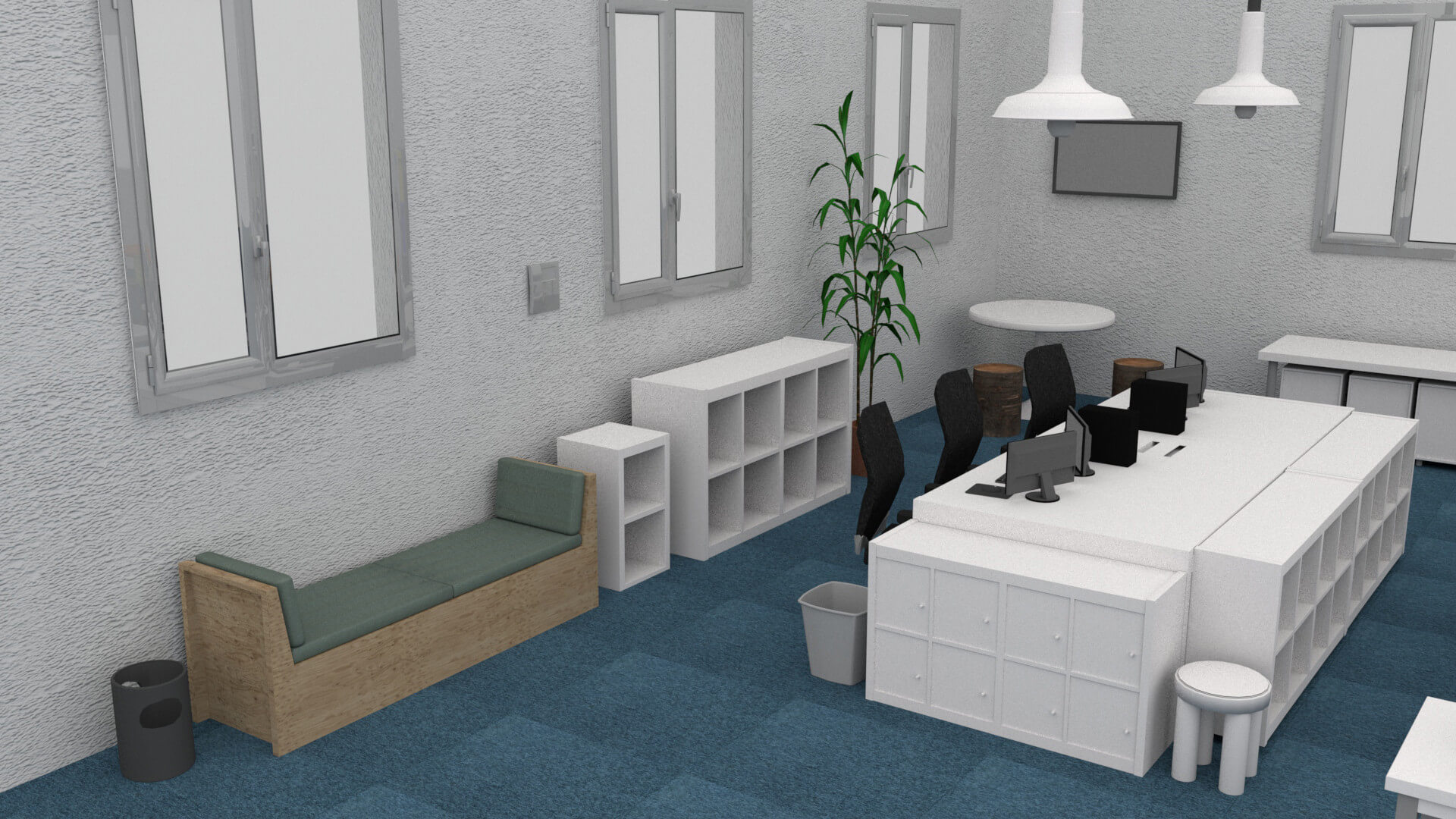 Office Modern Set - 3D Model by ViperJr3D