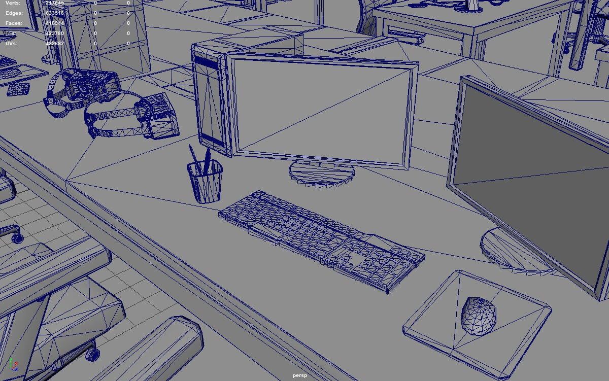 Office Modern Set - 3D Model by ViperJr3D