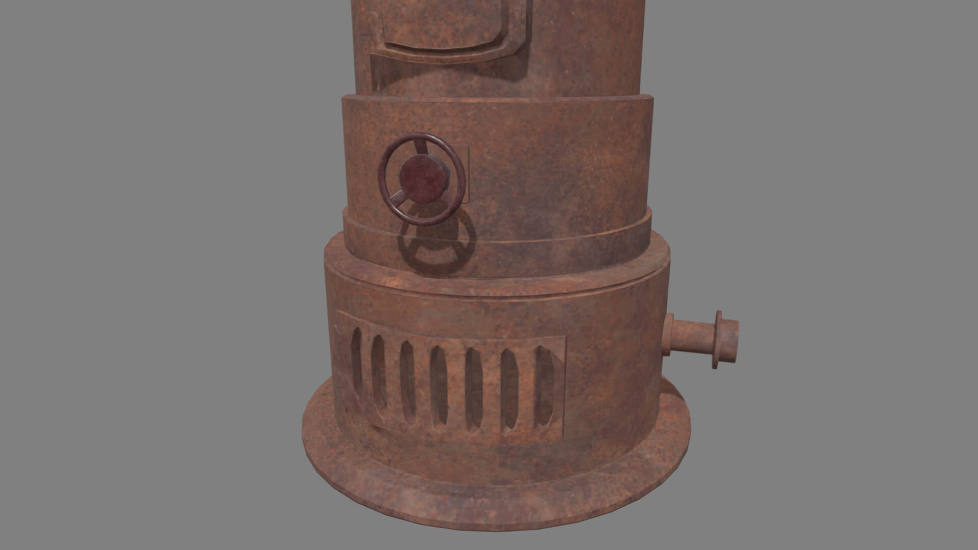 Old Boiler 01 - 3D Model by ViperJr3D