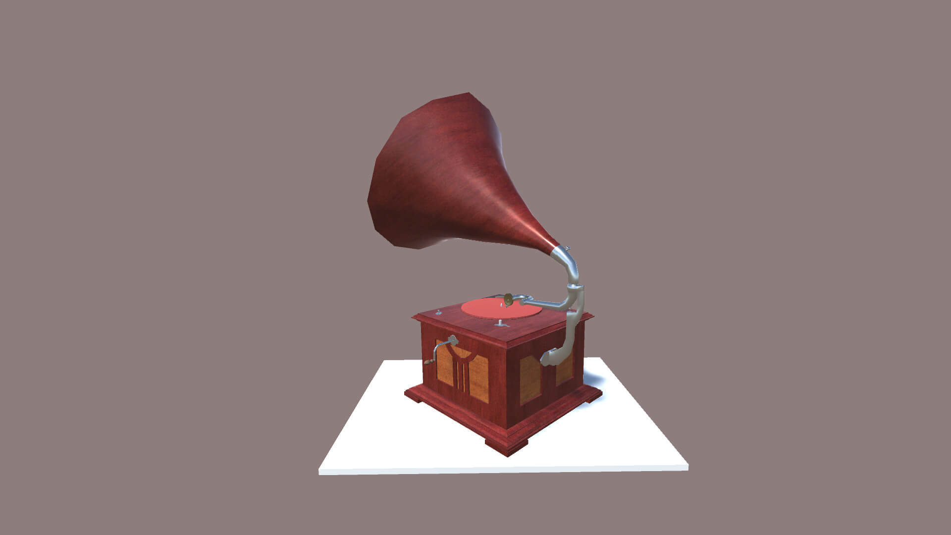 Old Vintage Gramophone - 3D Model by ViperJr3D