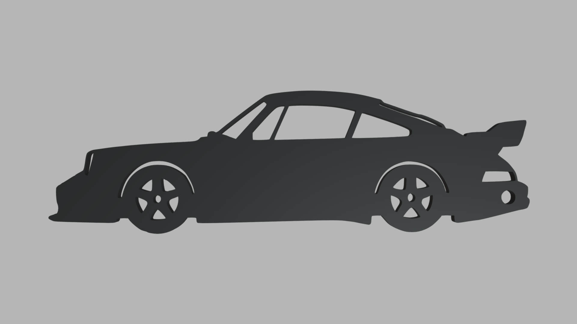 Porsche 911 964 Turbo Veilside Coupe 1993 Key Ring - 3D Print Model by ...