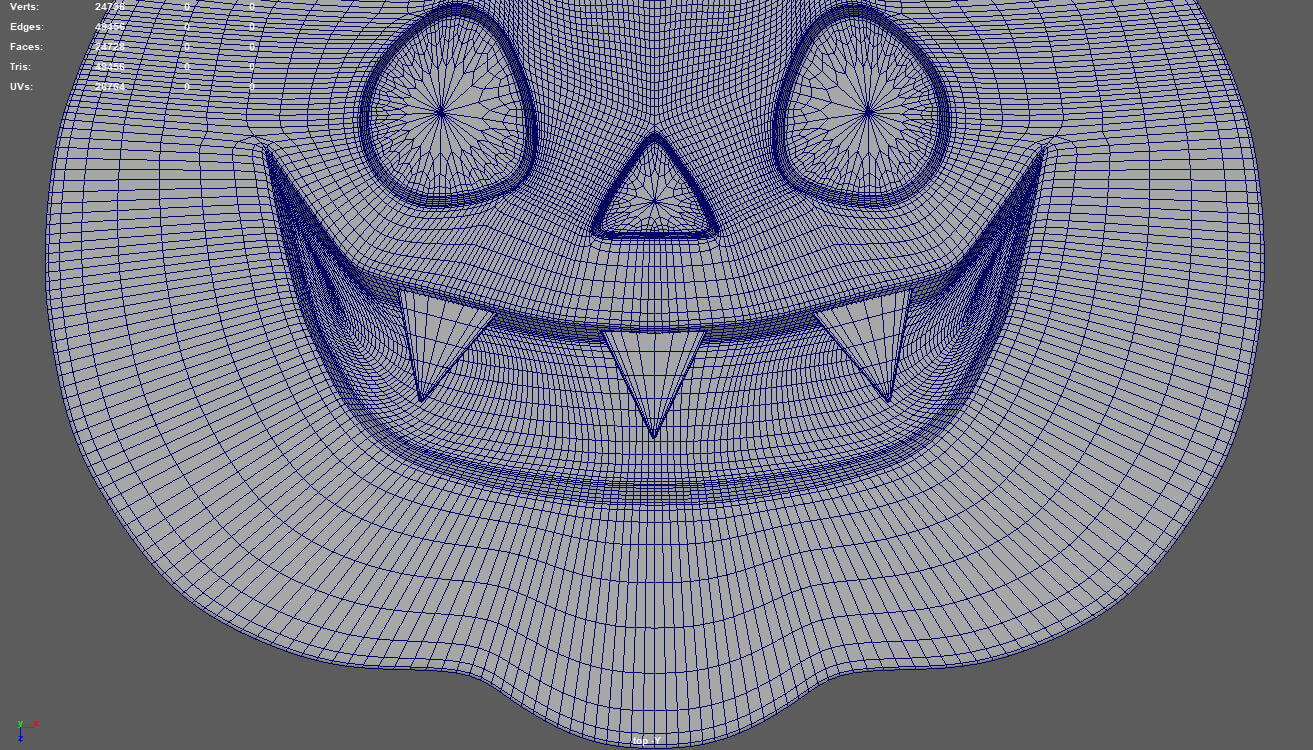 Pumpkin Candy 02 - 3D Model by ViperJr3D