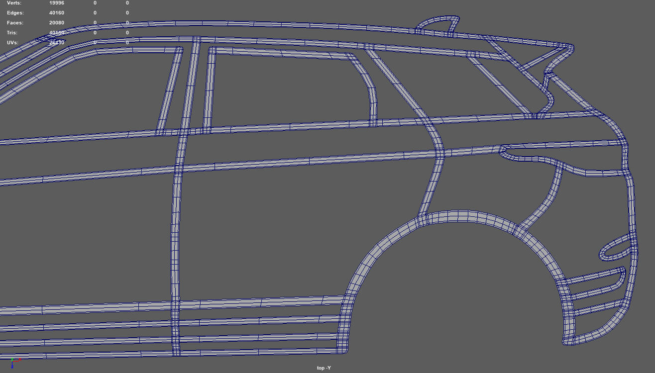 Range Rover Evoque Wall Silhouette - 3D Model by ViperJr3D