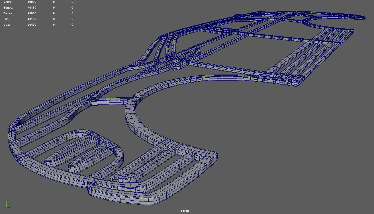 Range Rover Evoque Wall Silhouette - 3D Model by ViperJr3D