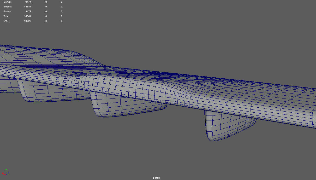 Rear Bumper 02 - 3D Model by ViperJr3D