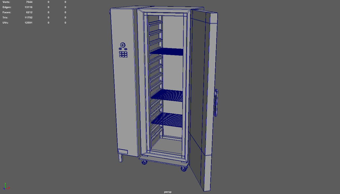 Refrigerator - 3D Model by ViperJr3D