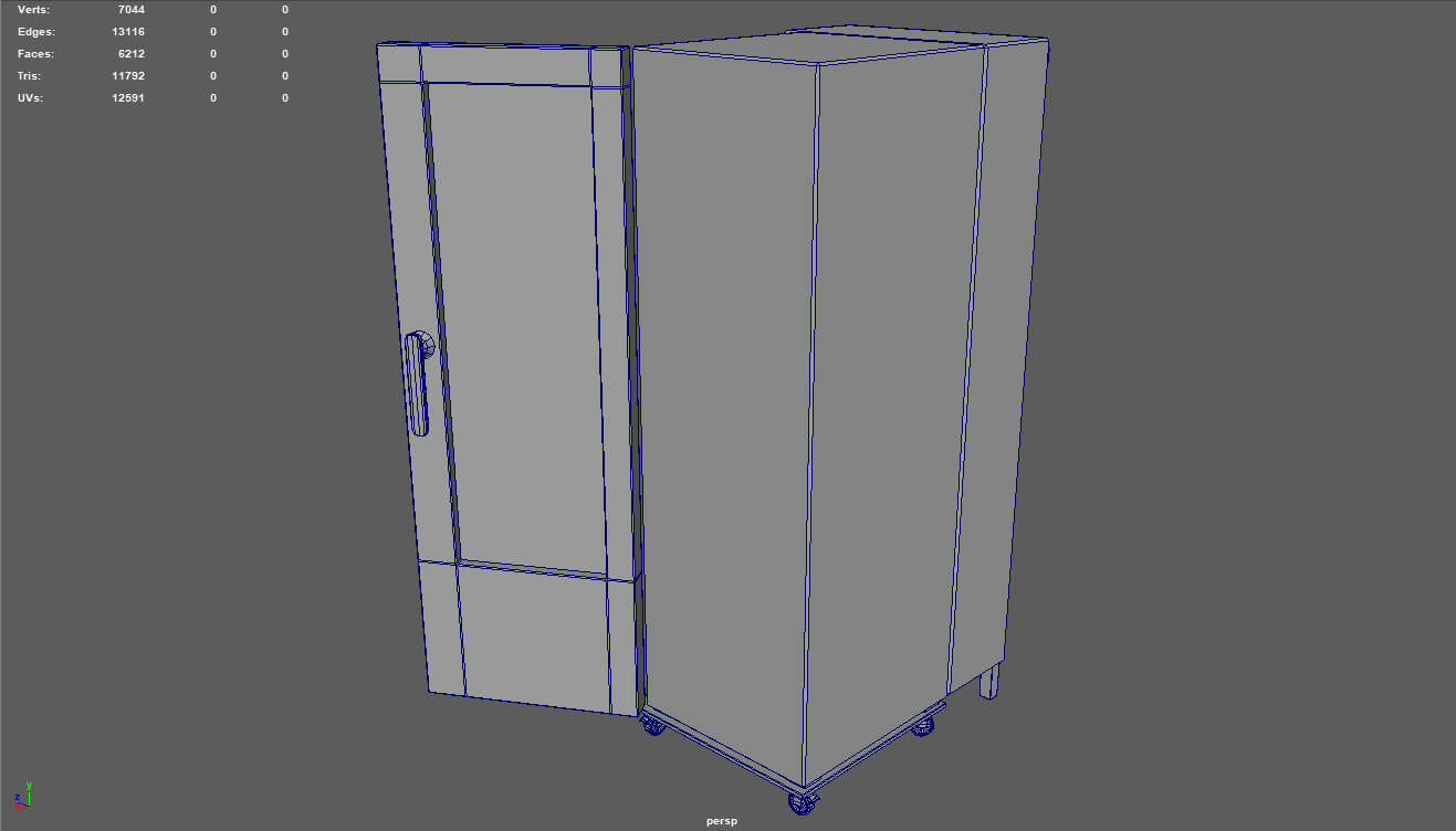Refrigerator - 3D Model by ViperJr3D