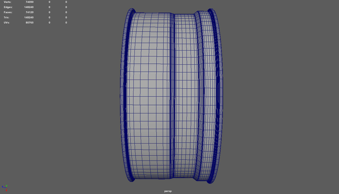 Rim Car Custom 01 - 3D Print Model by ViperJr3D