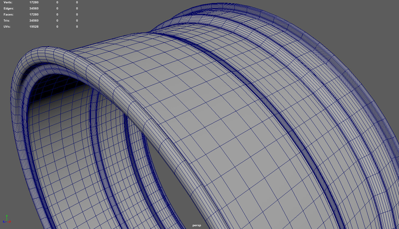 Rim Car Custom 01 - 3D Print Model by ViperJr3D