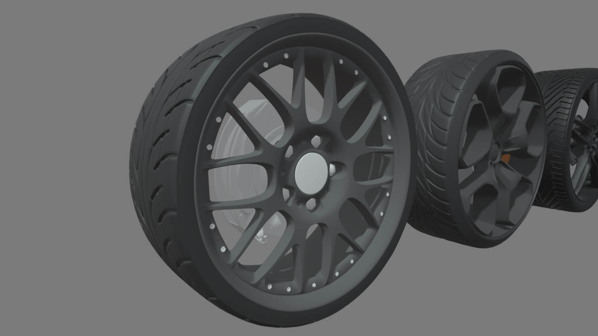 Rim Wheels Pack 01 - 3D Model by ViperJr3D