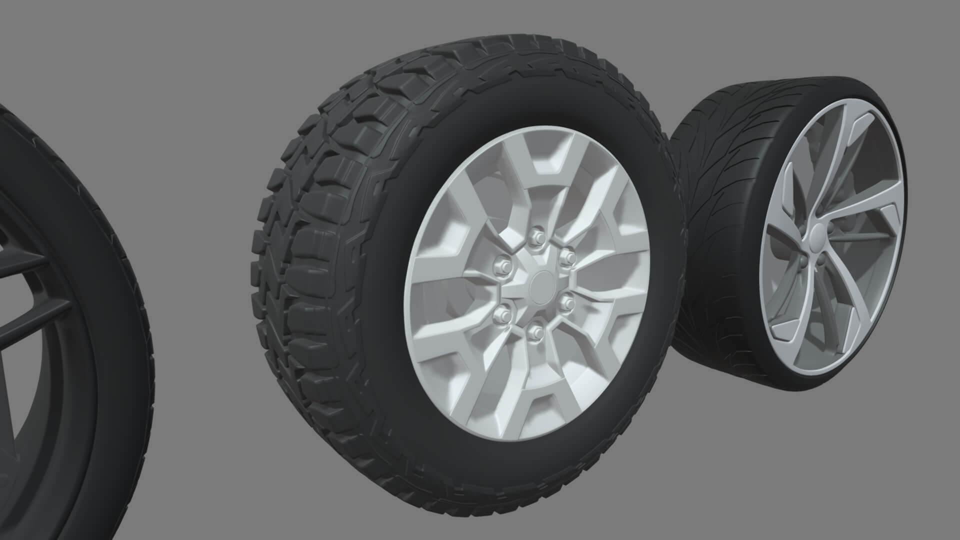 Rim Wheels Pack 01 - 3D Model by ViperJr3D