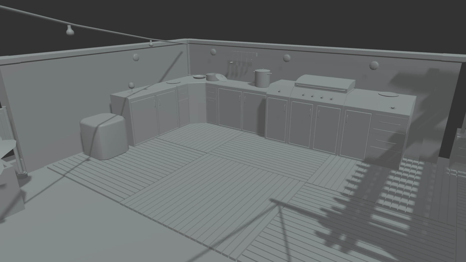 Roof Top Terrace - 3D Model by ViperJr3D