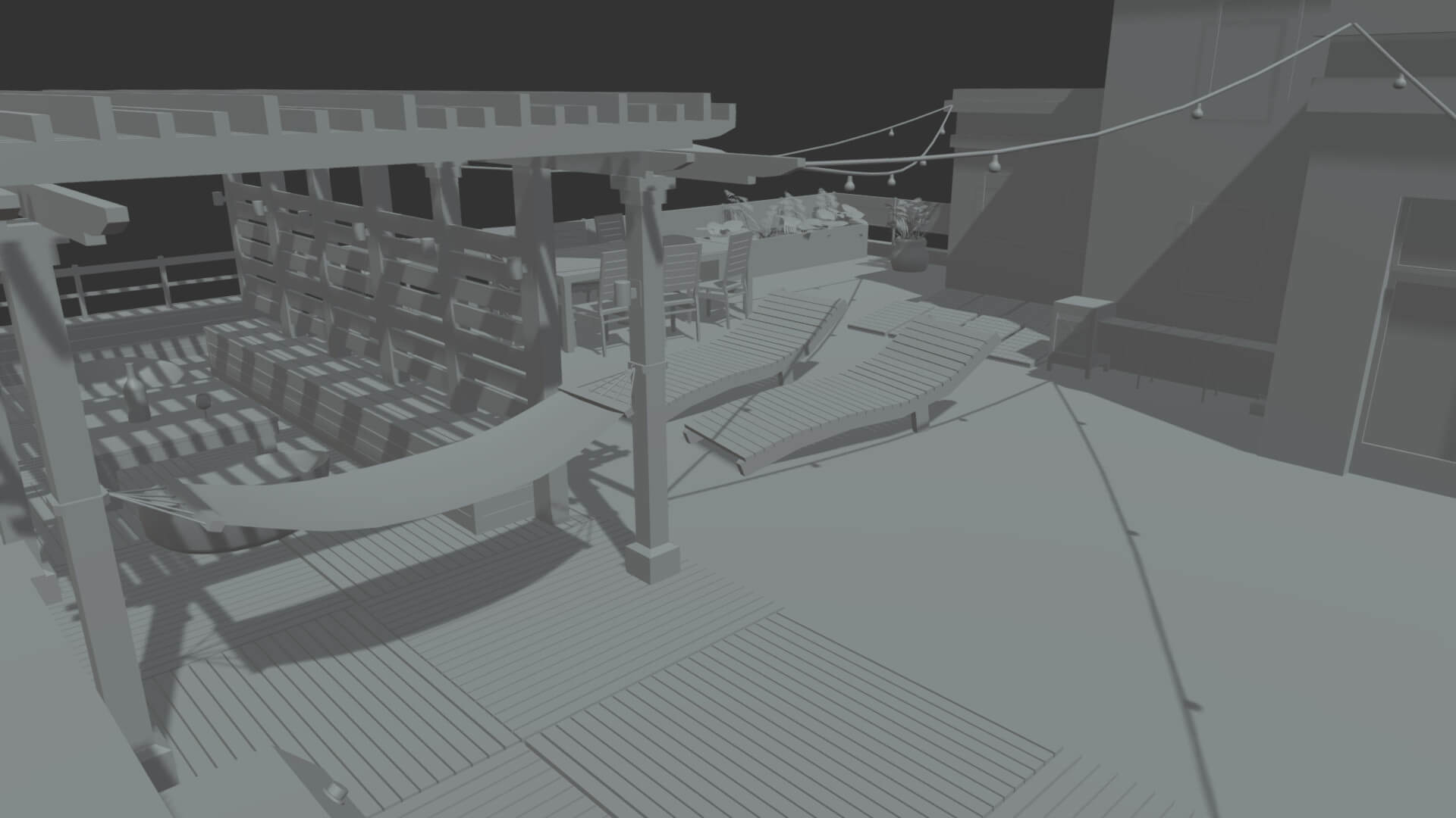 Roof Top Terrace - 3D Model by ViperJr3D