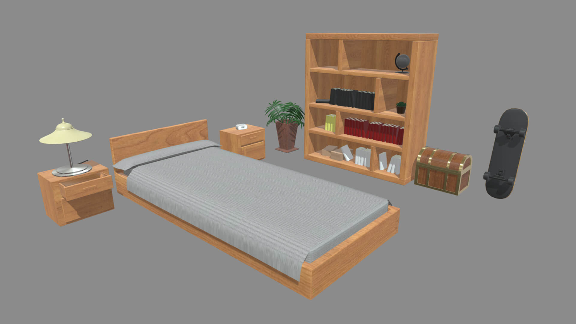 Sleep Room 01 - 3D Model by ViperJr3D