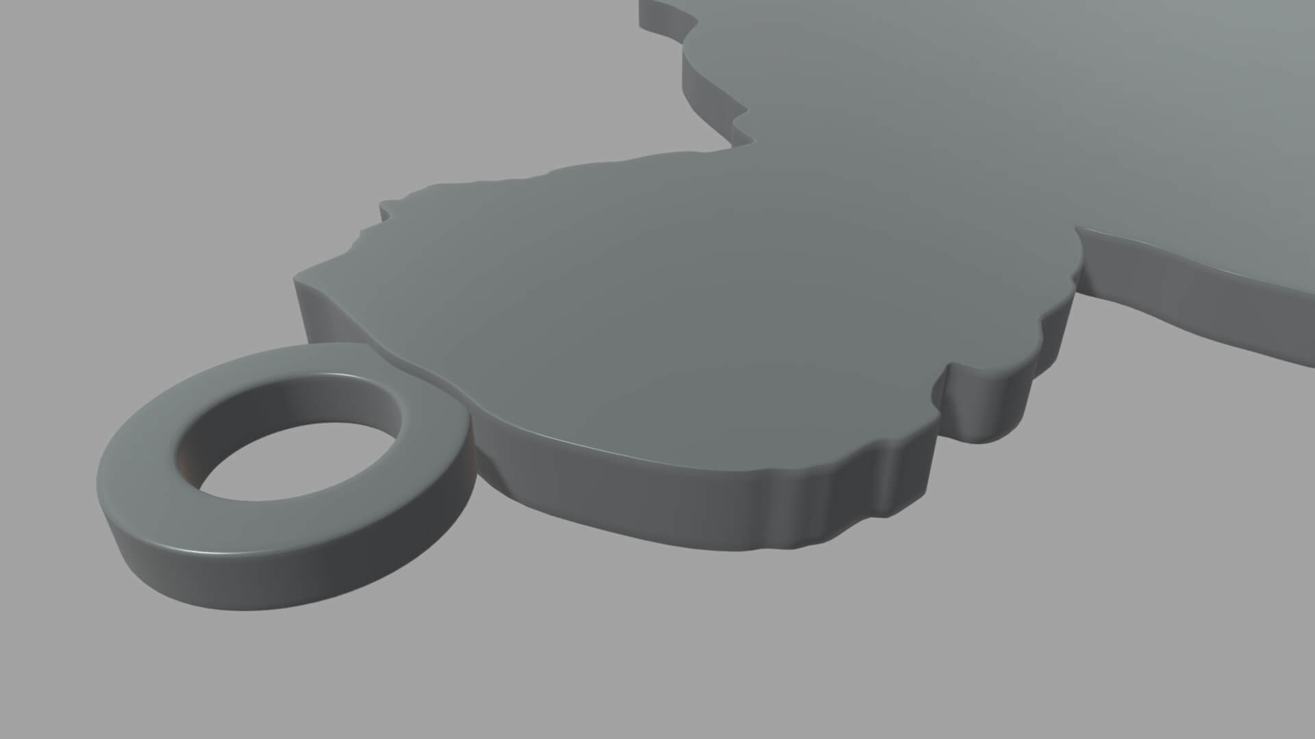 Soccer Key Ring Chain 01 - 3D Model by ViperJr3D