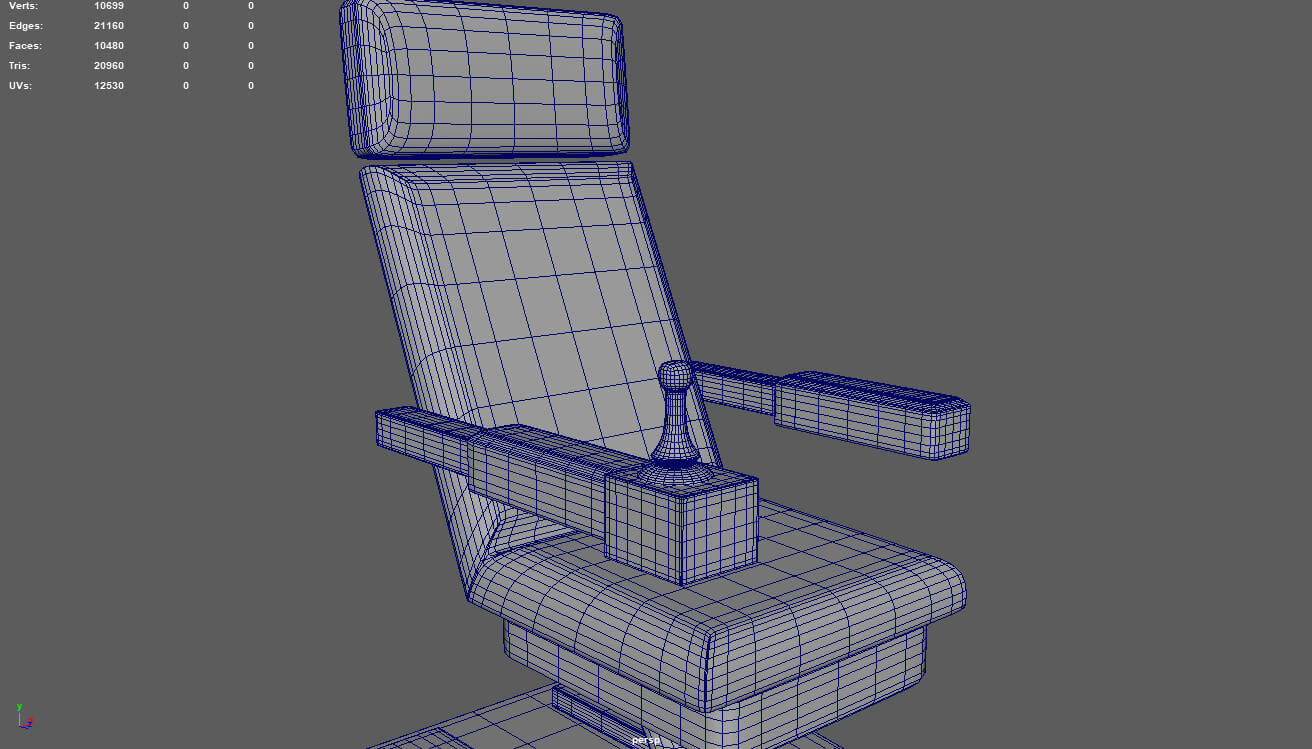 Starship Seat 01 - 3D Model by ViperJr3D