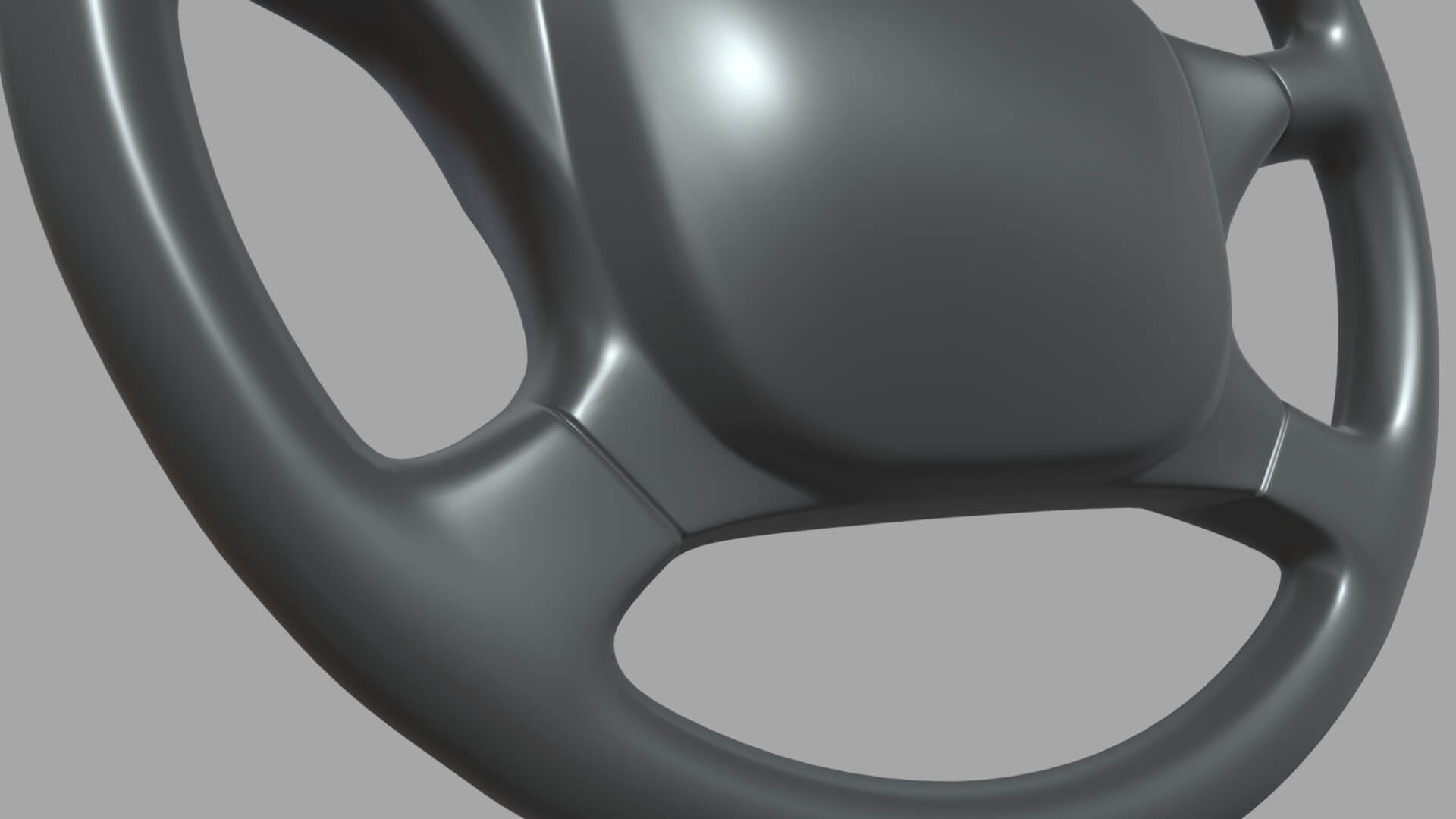 Steering Wheel Car 03 - 3D Print Model by ViperJr3D