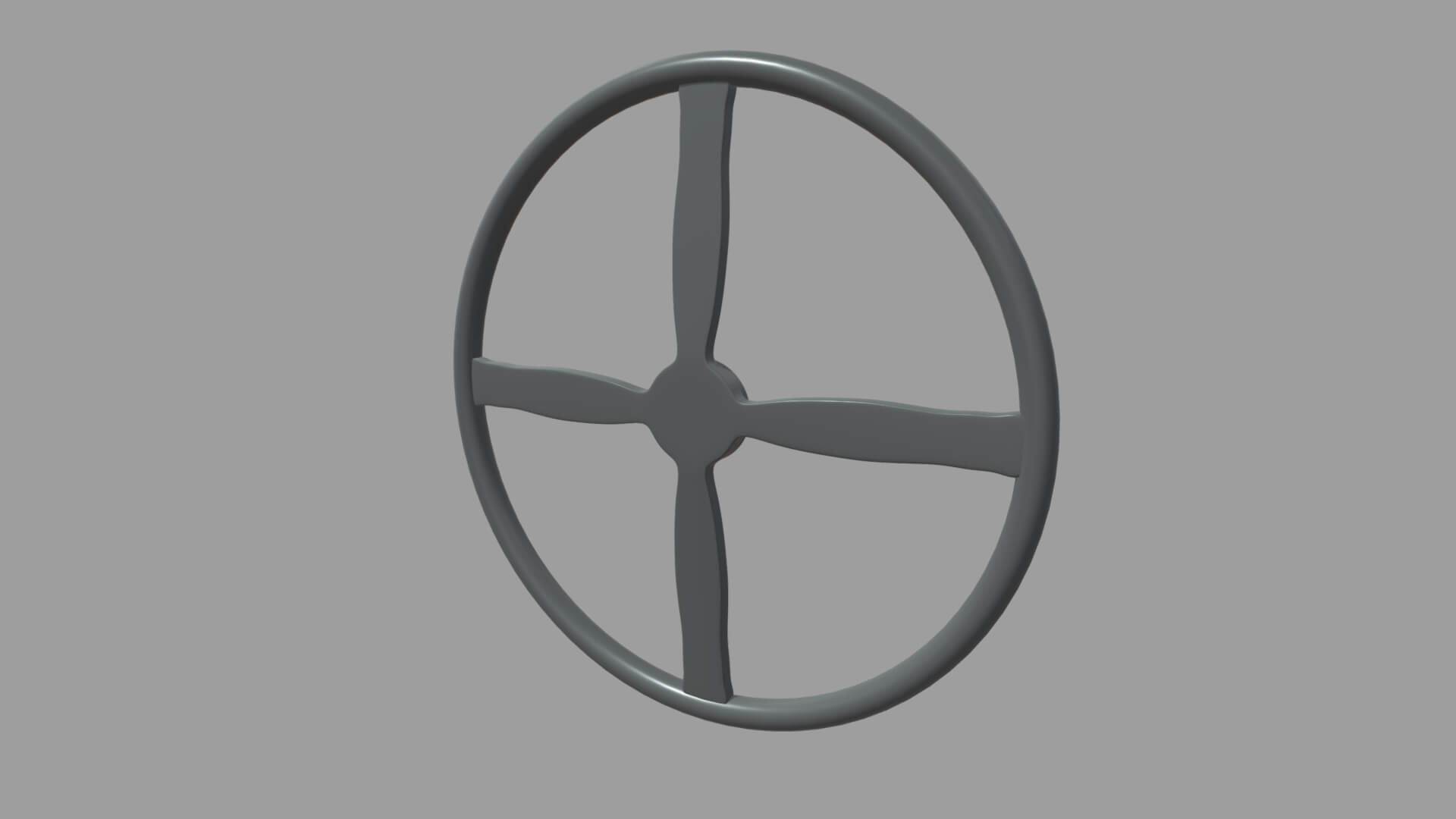 Steering Wheel Car 06 - 3D Print Model by ViperJr3D
