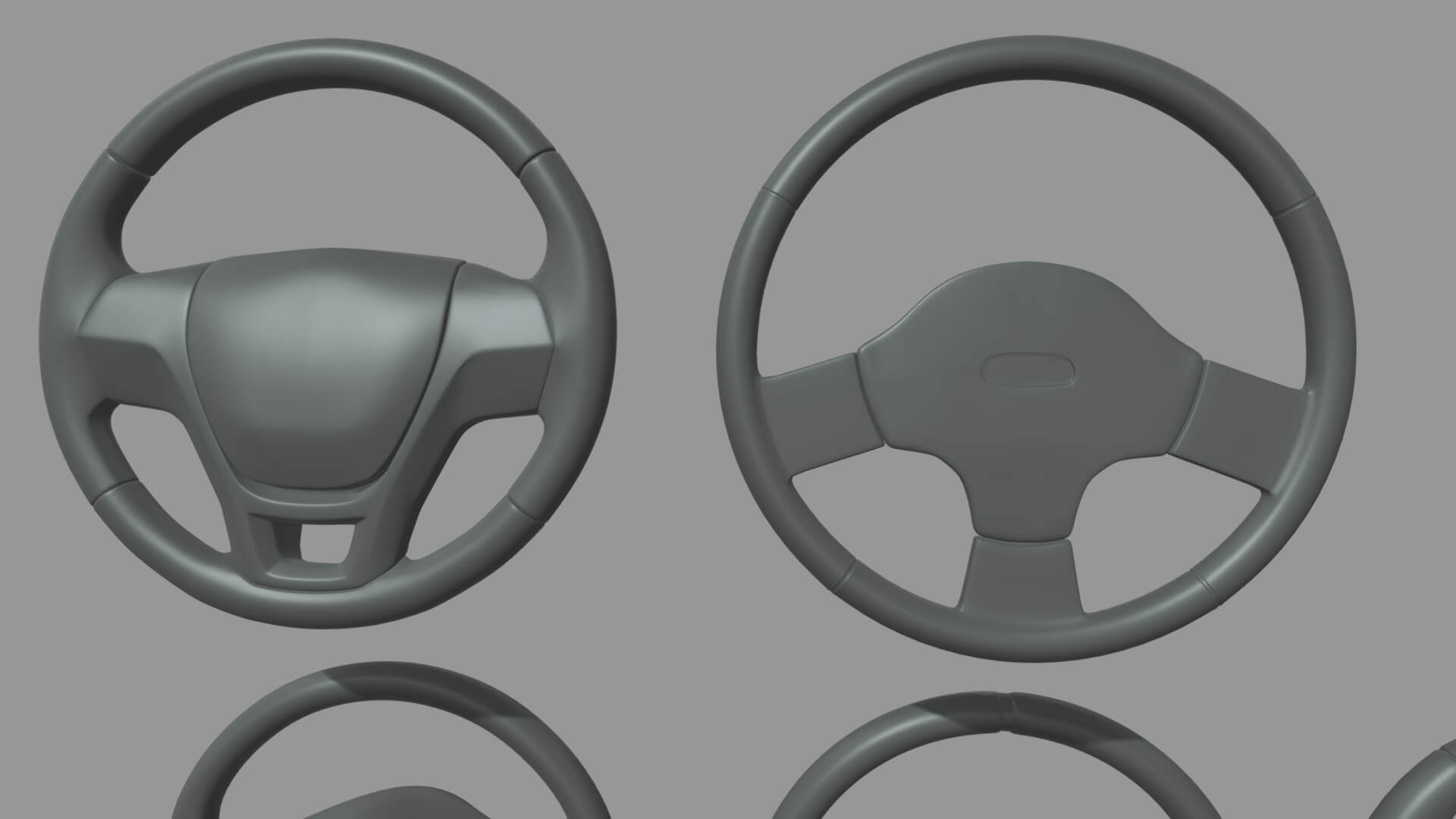 Steering Wheel Car Pack 01 - 3D Model by ViperJr3D