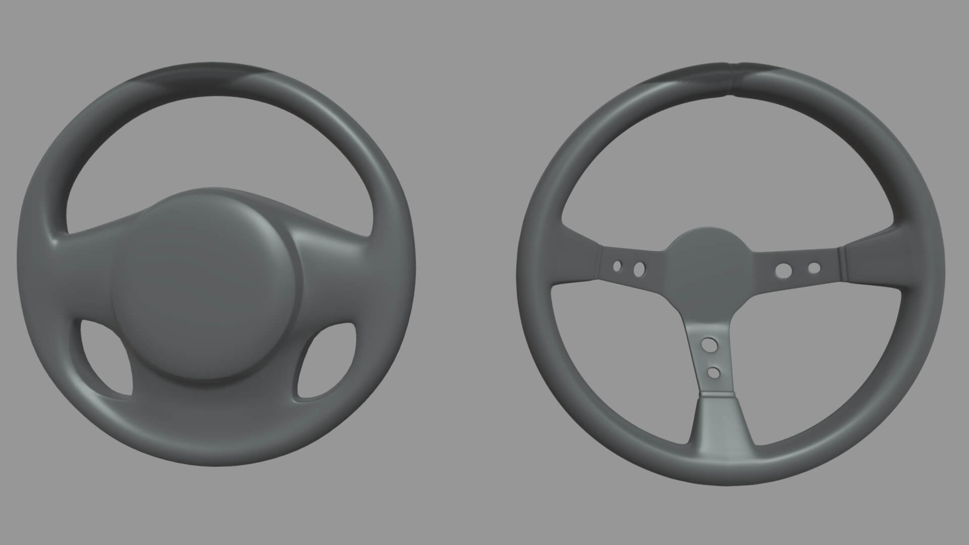 Steering Wheel Car Pack 01 - 3D Model by ViperJr3D