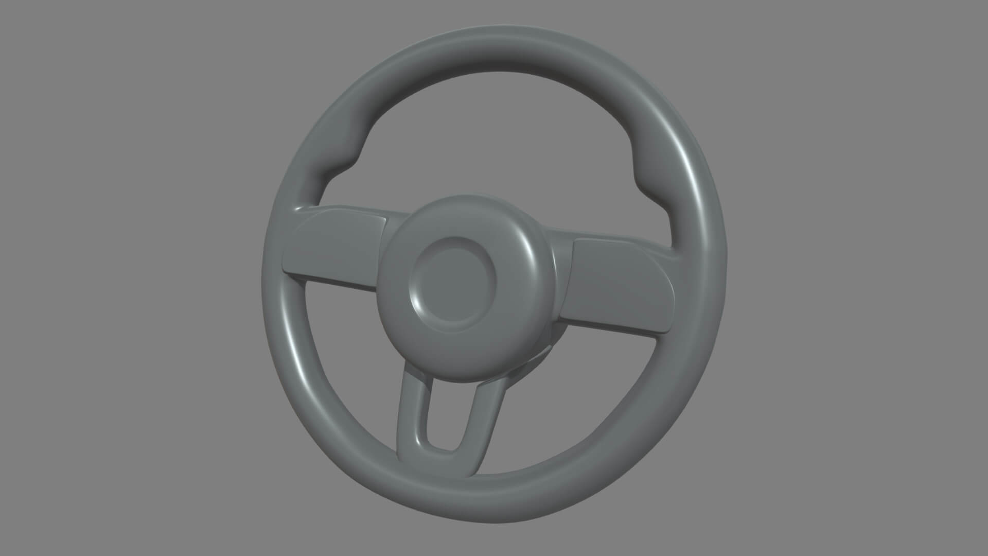 Steering Wheel Sport Car 04 - 3D Print Model by ViperJr3D
