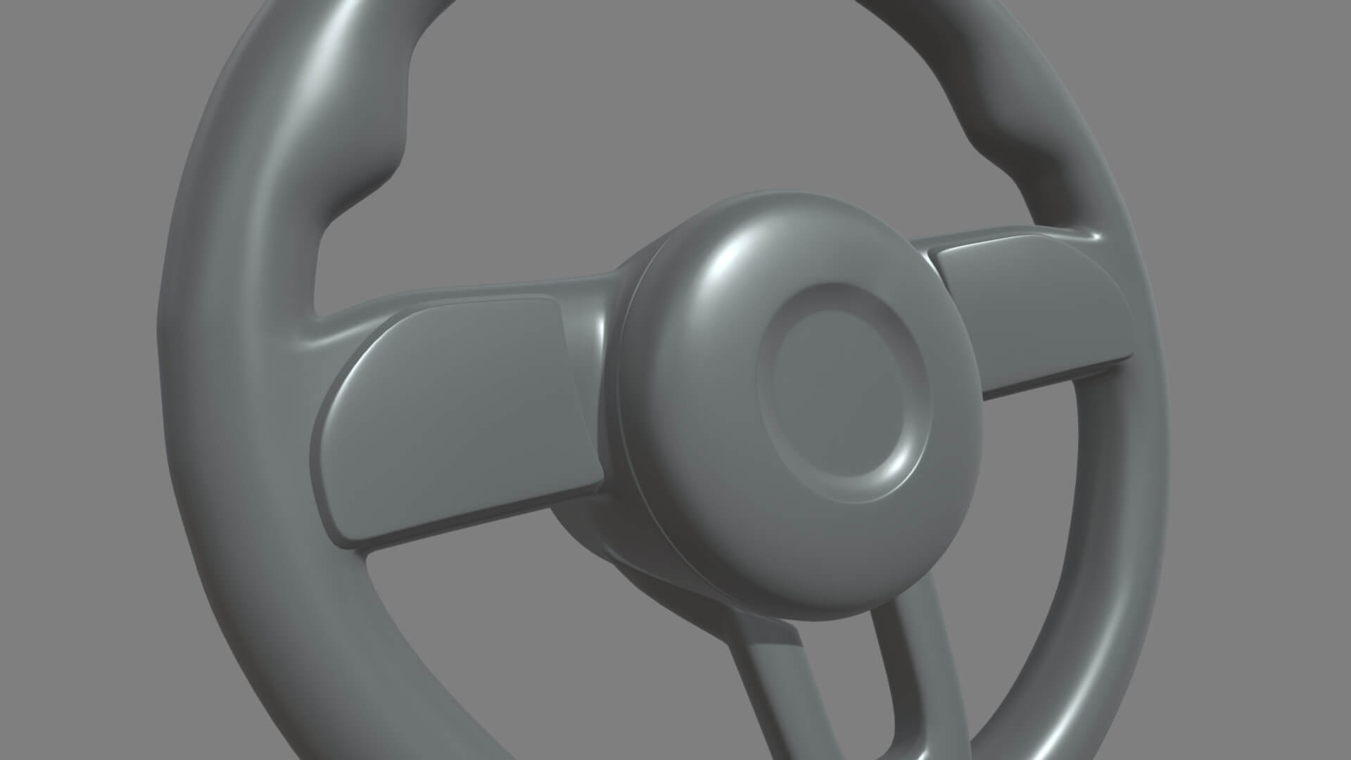 Steering Wheel Sport Car 04 - 3D Print Model by ViperJr3D