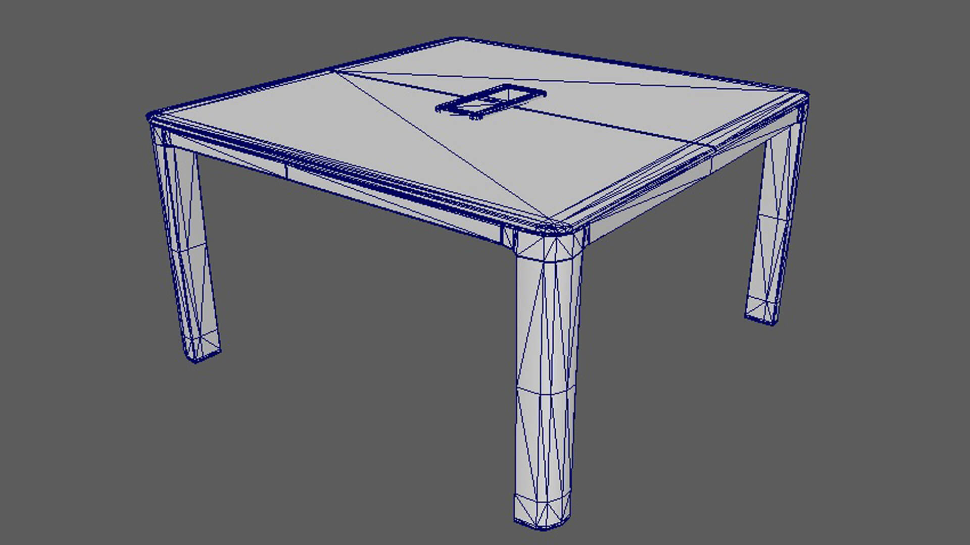 Table Modern Office - 3D Model by ViperJr3D