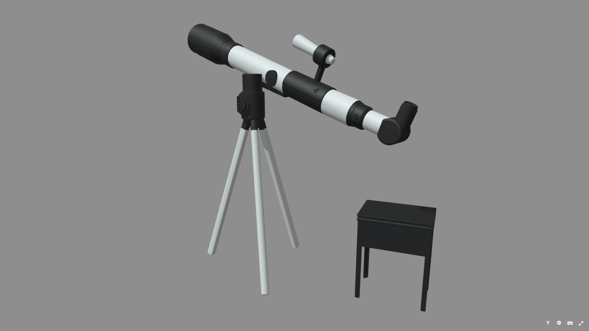 Telescope Kit Set Astronomy - 3D Model by ViperJr3D