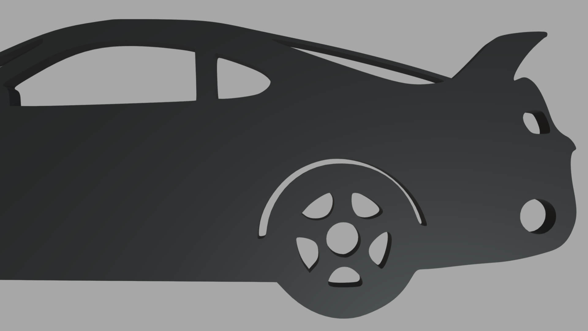 Toyota Supra MK4 Key Ring - 3D Model by ViperJr3D