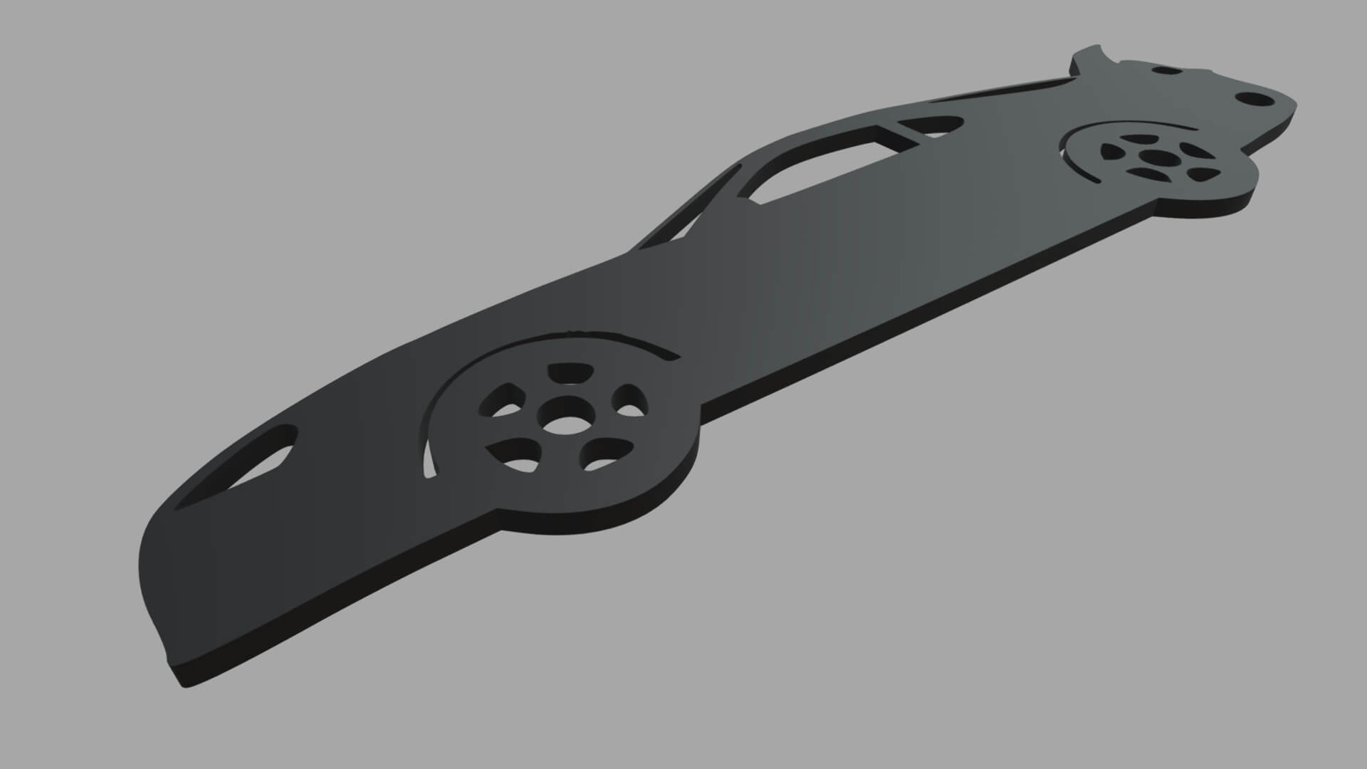 Toyota Supra MK4 Key Ring - 3D Model by ViperJr3D