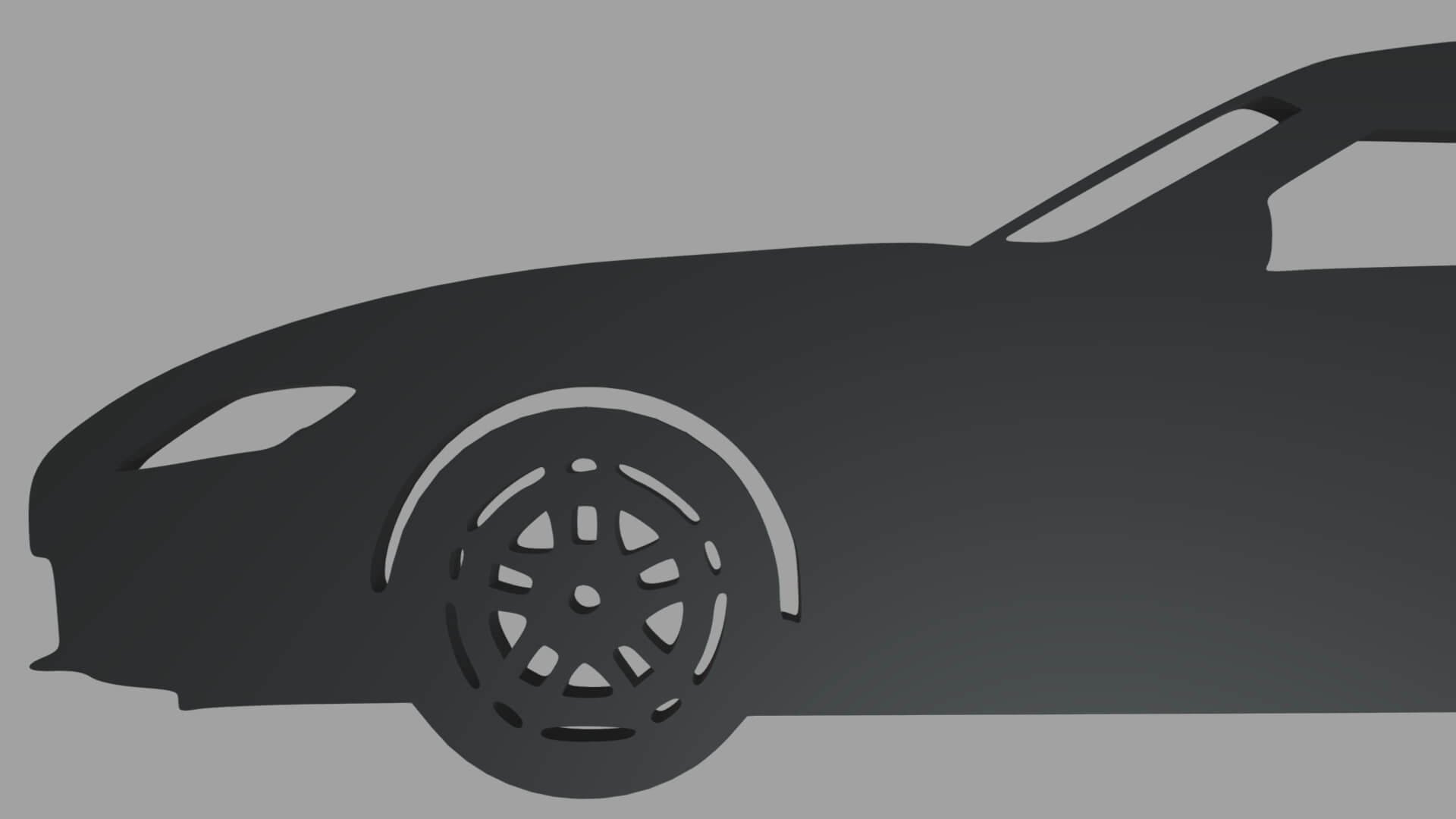 Toyota Supra MK5 Key Ring - 3D Print Model by ViperJr3D