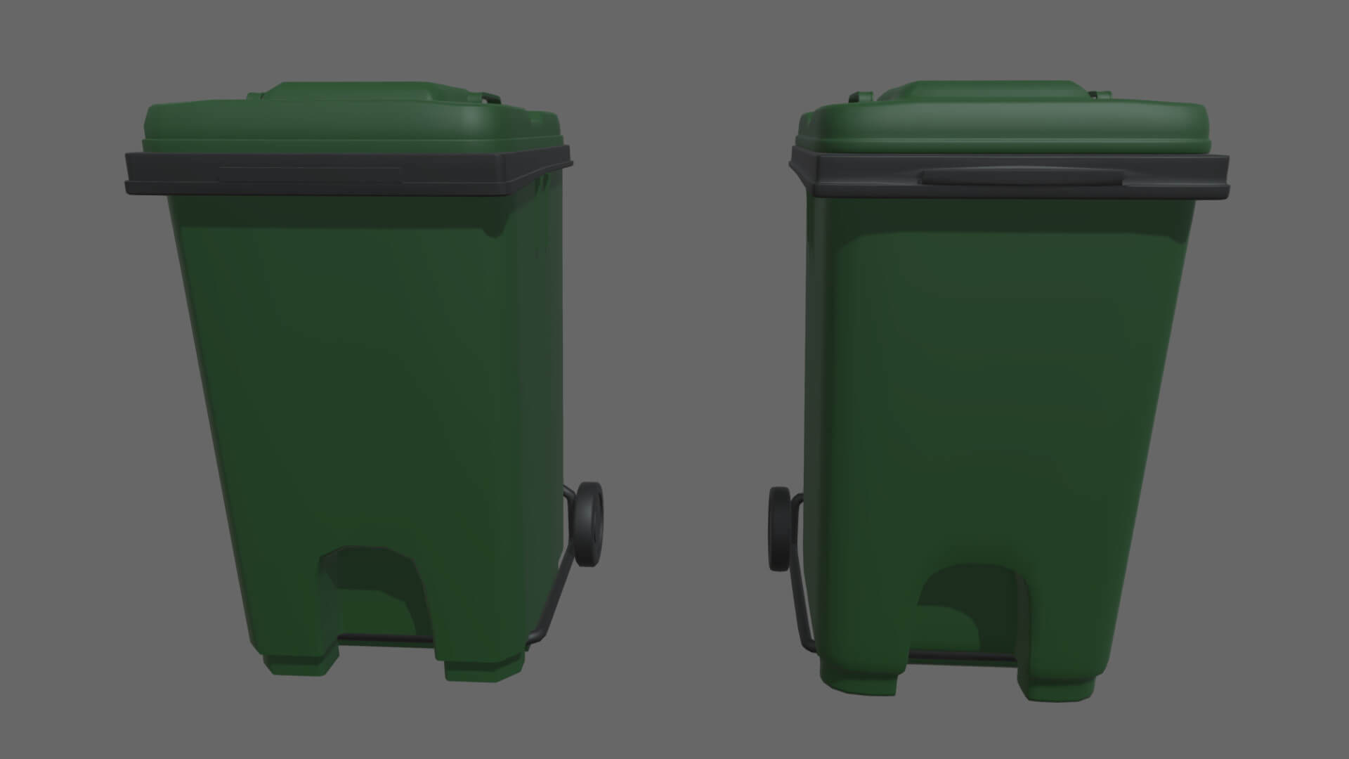 Trash Can Bin - 3D Model by ViperJr3D