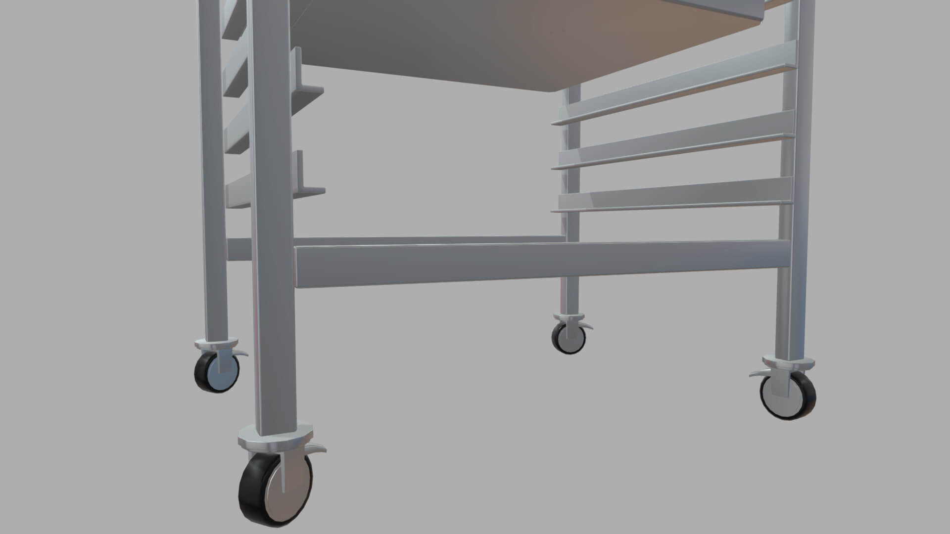 Tray Rack Trolley - 3D Model by ViperJr3D