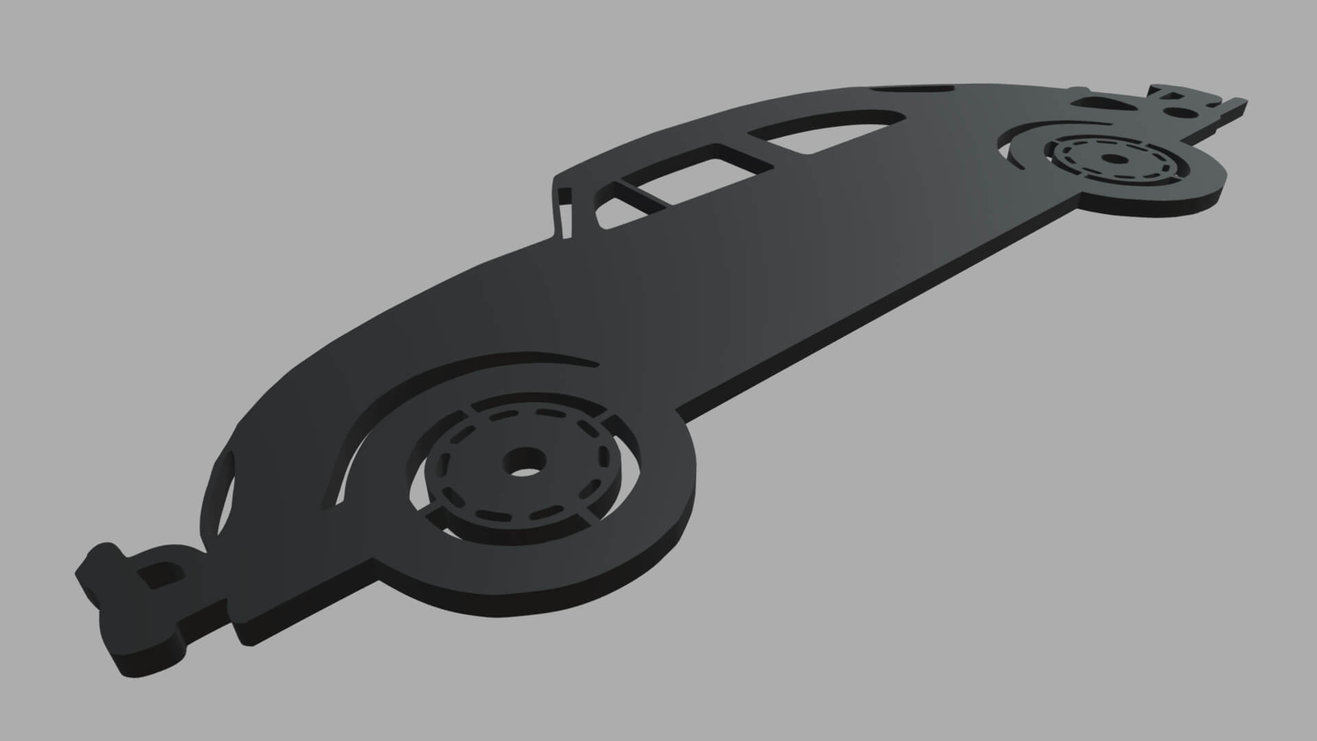 Volkswagen Beetle 1300 1965 Key Ring - 3D Model by ViperJr3D