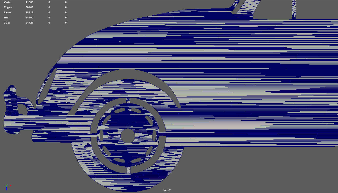 Volkswagen Beetle 1300 1965 Key Ring - 3D Model by ViperJr3D