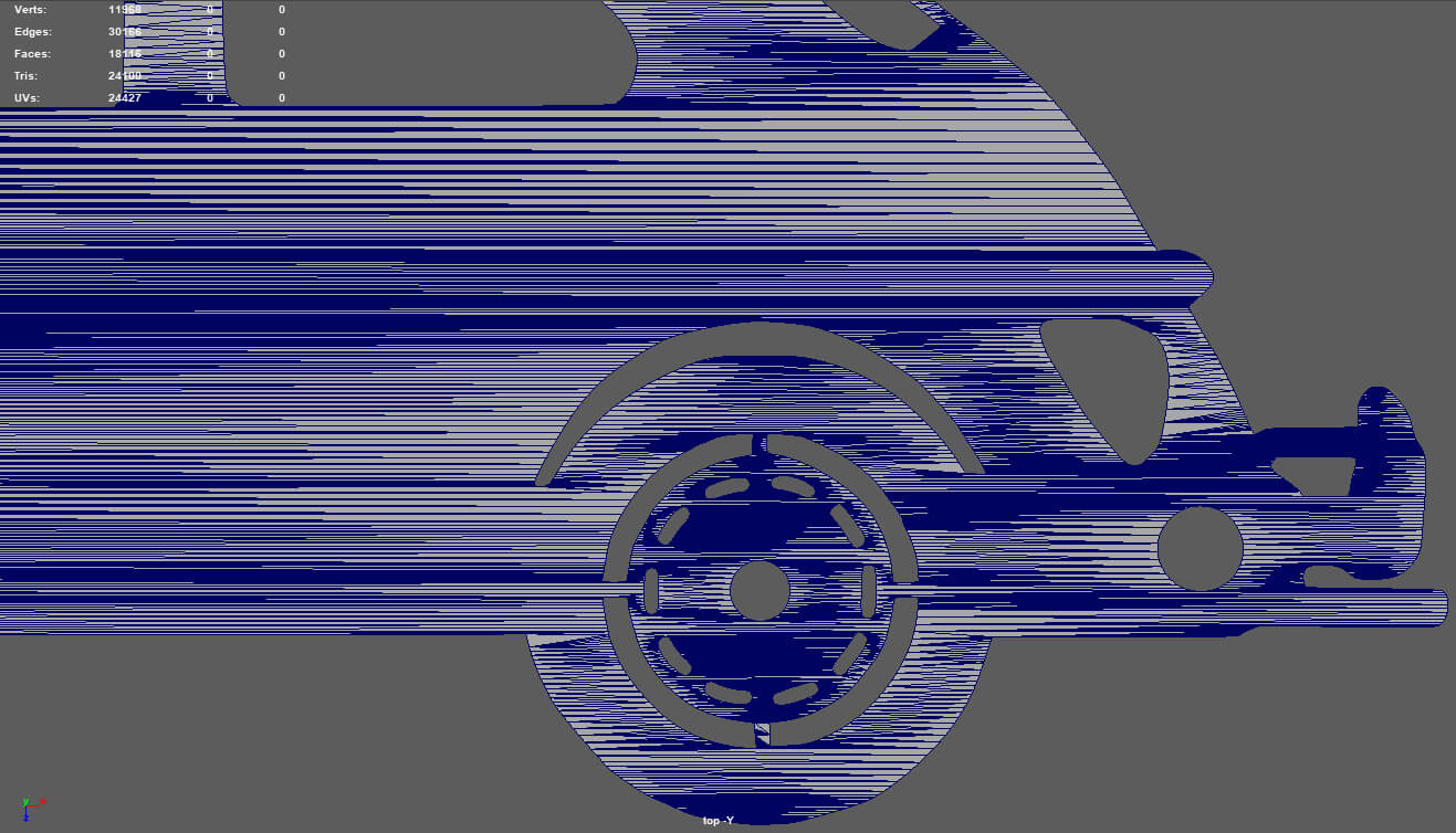 Volkswagen Beetle 1300 1965 Key Ring - 3D Model by ViperJr3D