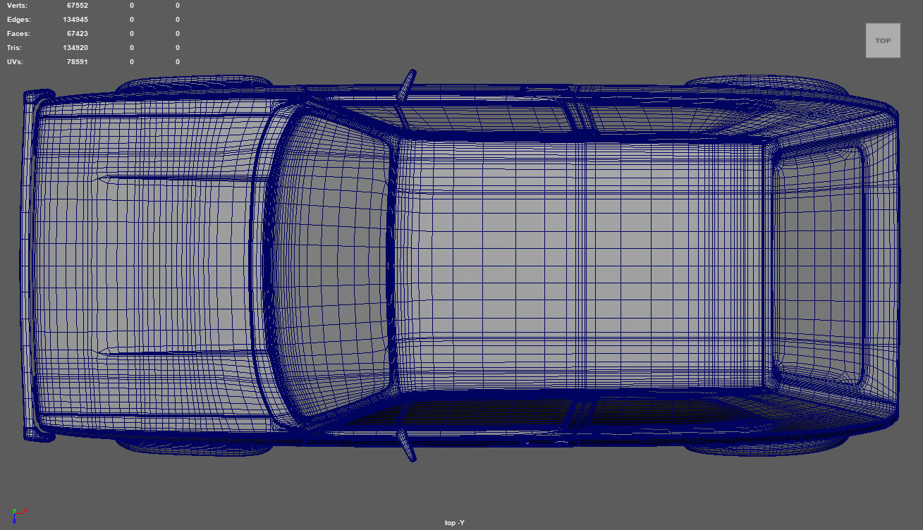 Volkswagen Golf MK1 Miniature - 3D Model by ViperJr3D