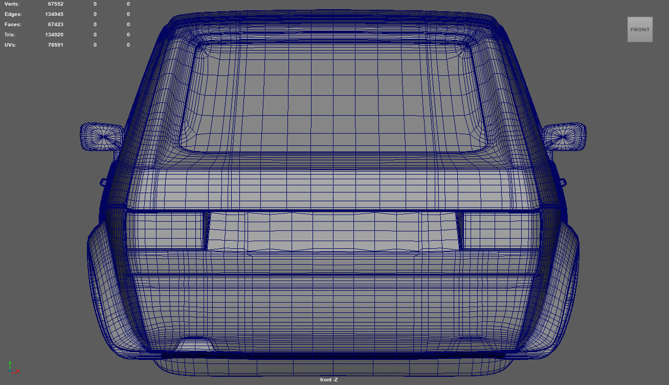 Volkswagen Golf MK1 Miniature - 3D Model by ViperJr3D