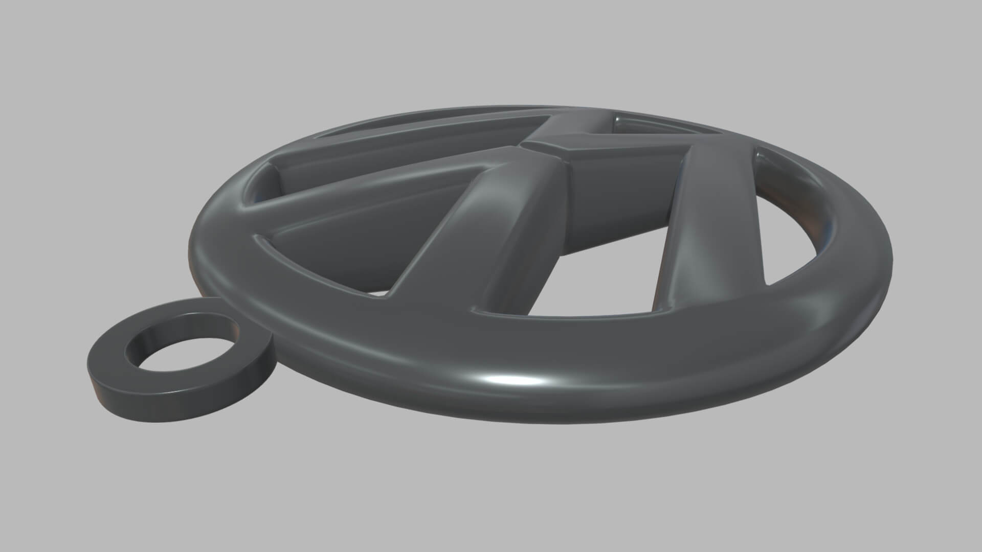 Volkswagen Key Ring Chain - 3D Model by ViperJr3D