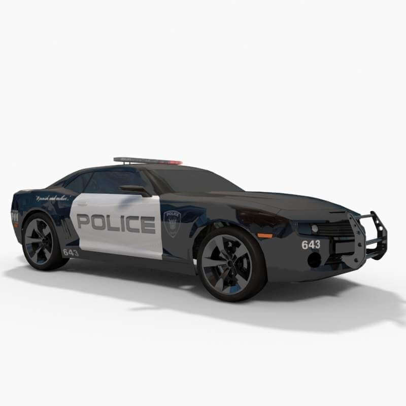 Barricade Decepticon Transformer - 3D Model by Virtual creator