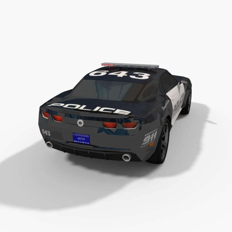Barricade Decepticon Transformer - 3D Model by Virtual creator