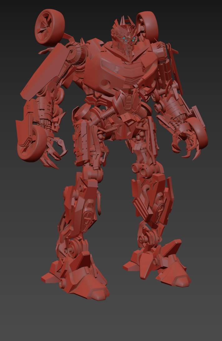 Barricade Decepticon Transformer - 3D Model by Virtual creator