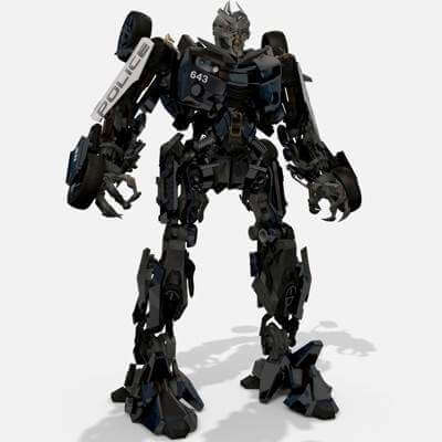 Barricade Decepticon Transformer - 3D Model by Virtual creator