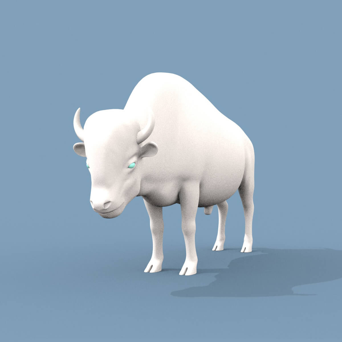 Bison Shape U - 3D Model by Virtual creator