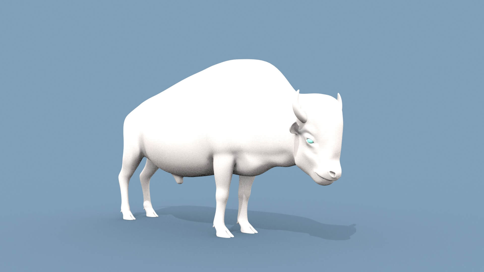 Bison Shape U - 3D Model by Virtual creator